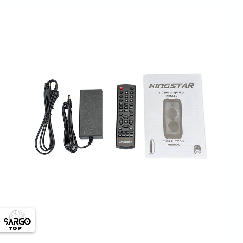 اسپیکر بلوتوثی پارتی بوم کینگ استار مدل KBS615 (گارانتی یکساله متین) - سارگوتاپ